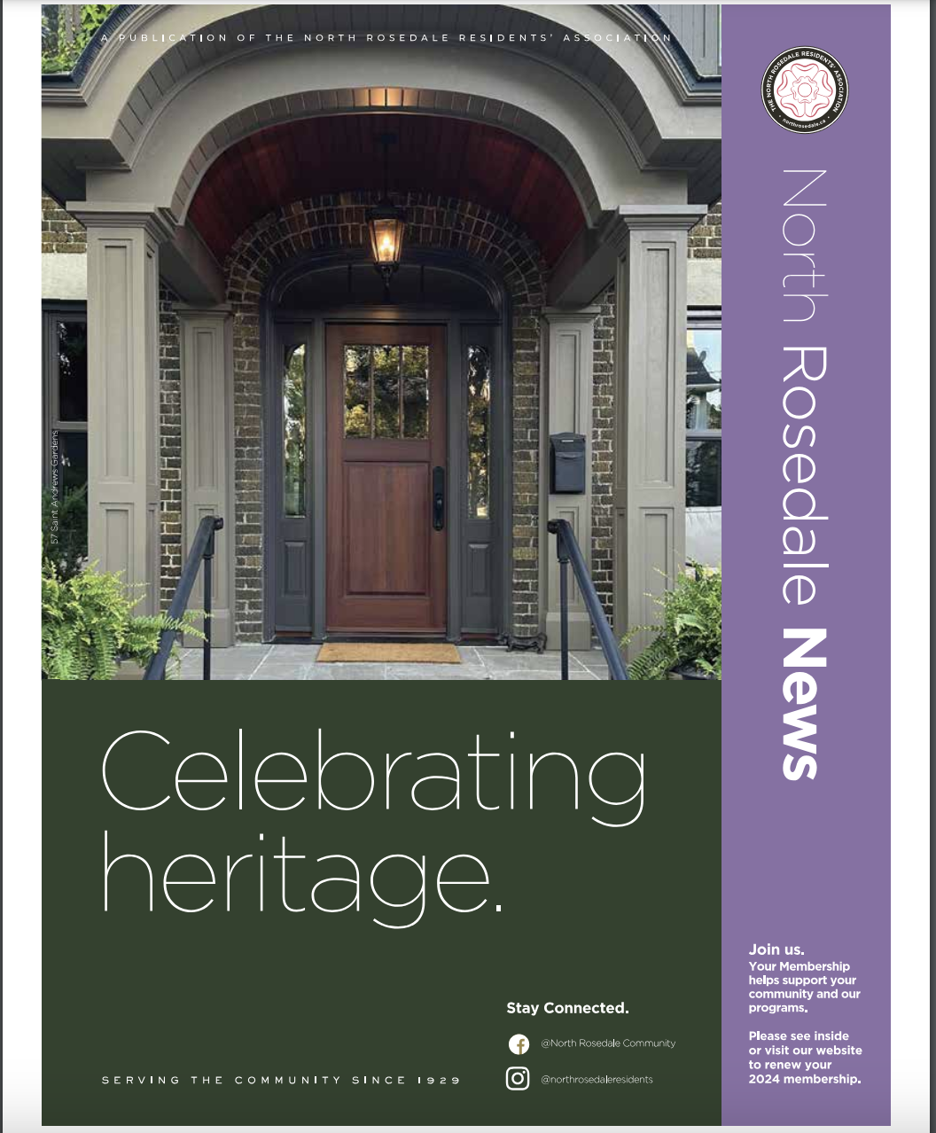 Spring 2024 Newsletter - North Rosedale Residents' Association